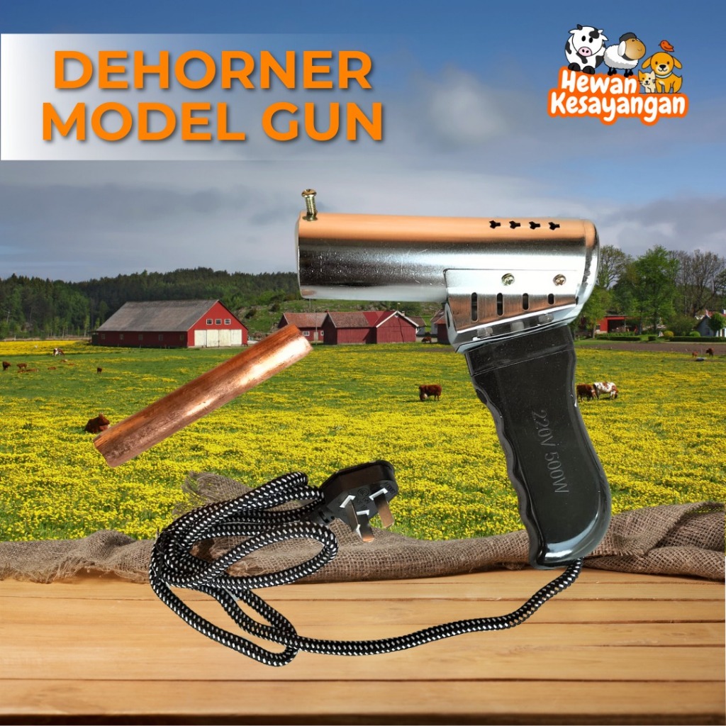 Jual Alat Pemotong Tanduk Sapi Kerbau Kambing Domba Dehorner Model Gun ...