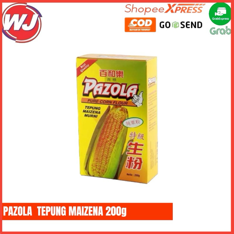 Jual PAZOLA TEPUNG MAIZENA MURNI 200g | Shopee Indonesia