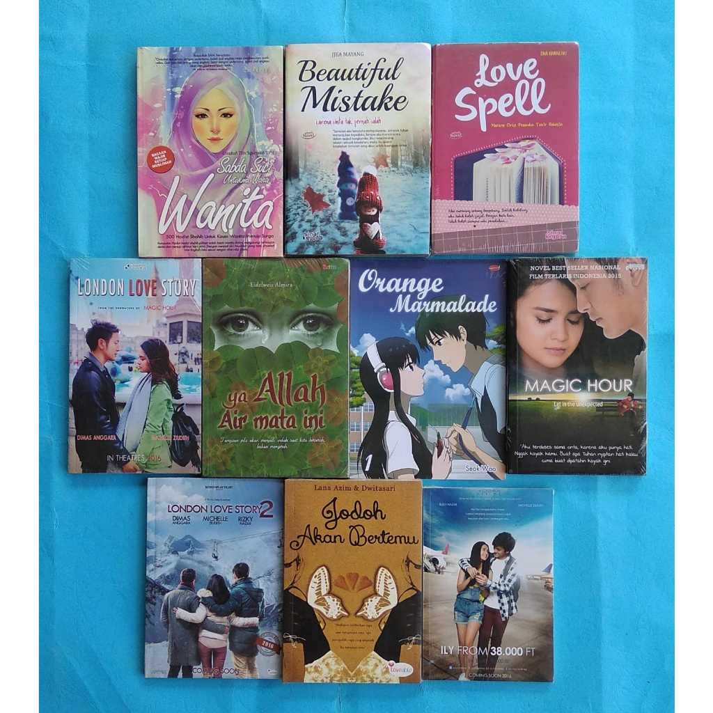 Jual Paket Novel Isi 10 Buku (Murah Meriah) | Shopee Indonesia