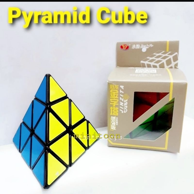 Jual RUBIK PIRAMIDA PYRAMID CUBE TRIANGLE Rubik Segitiga | Shopee Indonesia