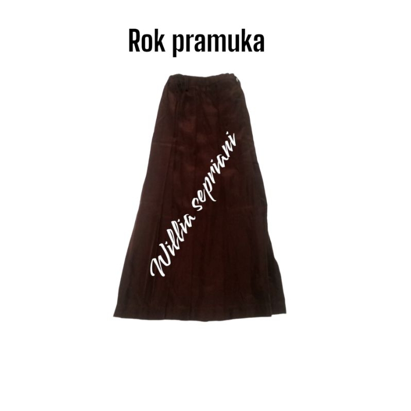 Jual rok pramuka sd lipat lipat panjang/rok lipat lipat keliling/rok ...