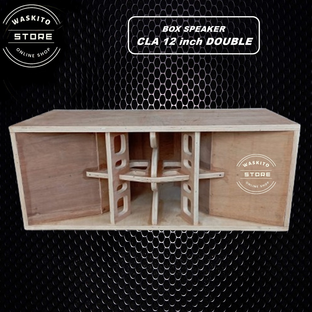 Jual Box Speaker Subwoofer CLA 12 inch DOUBLE Bahan Triplek 21 mm ...