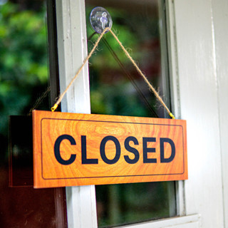 Jual Sign Board Open Closed Signage Plang Papan Kayu Tanda Tulisan Buka ...