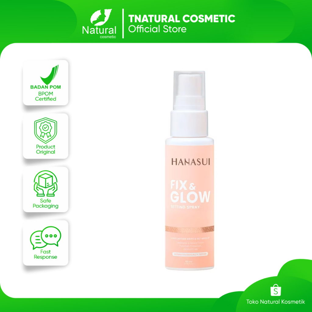 Jual Hanasui Fix & Glow Setting Spray | Shopee Indonesia
