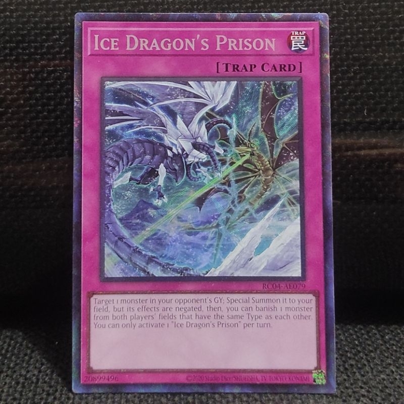Jual Kartu Yugioh OCG AE Ice Dragon's Prison Collector Rare CR RC04 | Shopee Indonesia