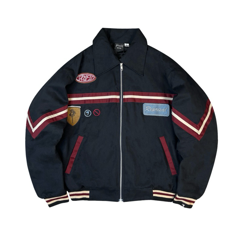 Jual Boxy Cut Varsity Jacket / Racing Jacket | ASPHALT | Poseidon ...