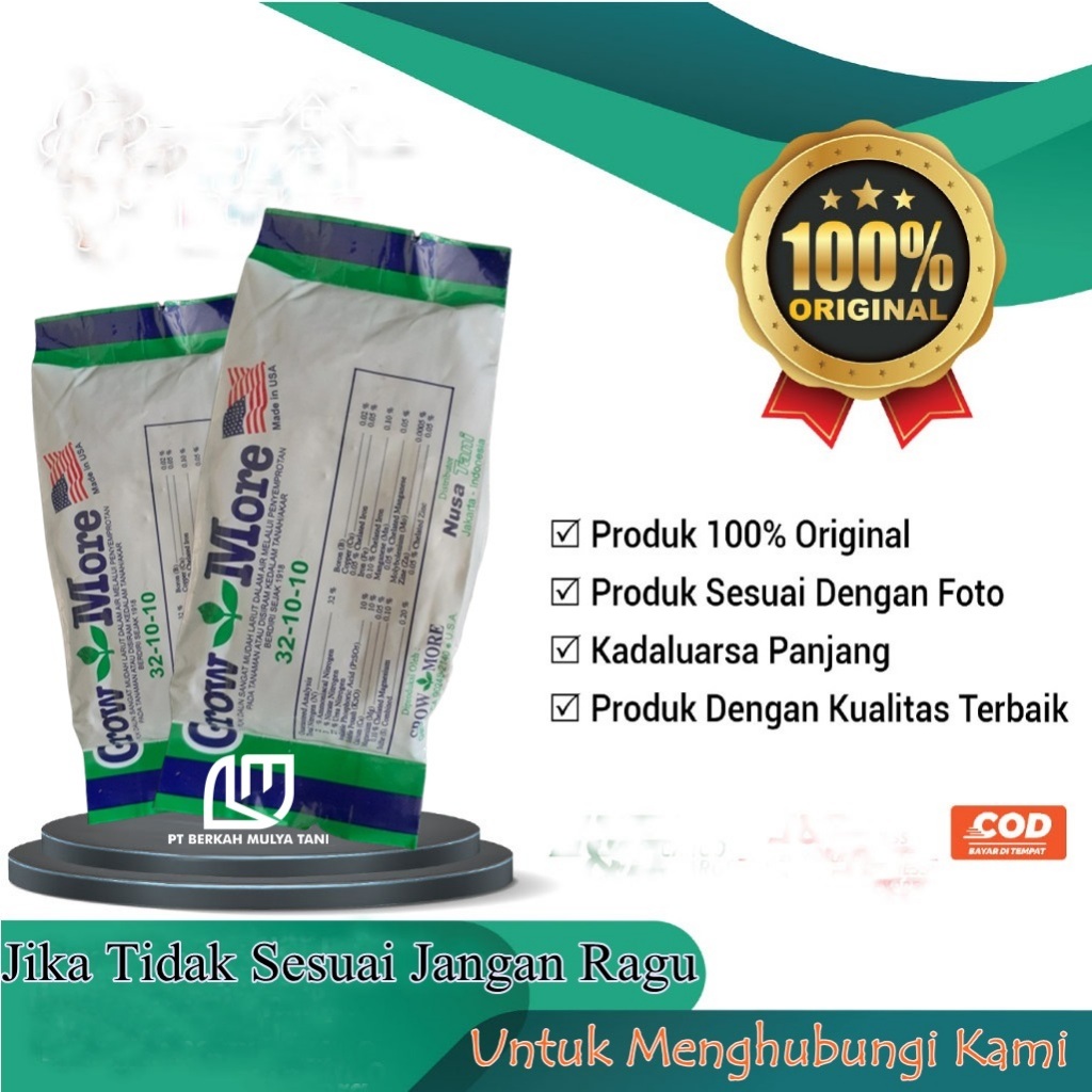 Jual Pupuk NPK Daun Growmore 32-10-10 Gromore 100gr Original 100% | Shopee Indonesia