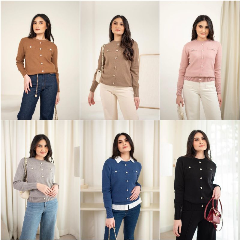 Jual Cassie sweater by Diana restu ( bisa shopee video cashback 15% ) | Shopee Indonesia