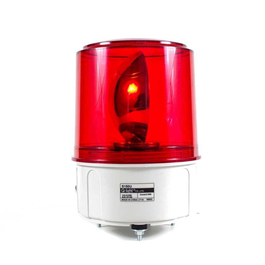 Jual QLIGHT WARNING LIGHT DIA 150MM LED REVOLVING / S150U-LR-220V-R | Shopee Indonesia
