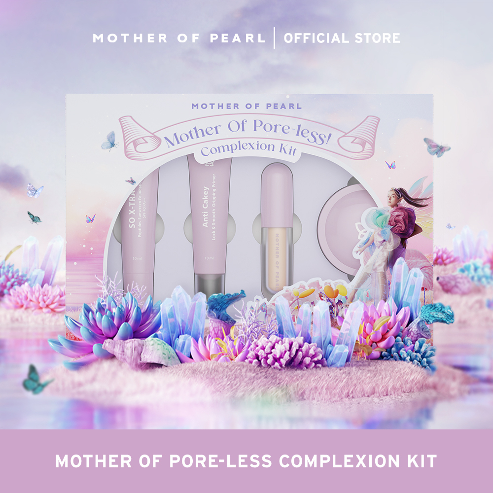 Jual MOTHER OF PEARL Mother of Pore-less! Complexion Kit Mini Trial Set ...