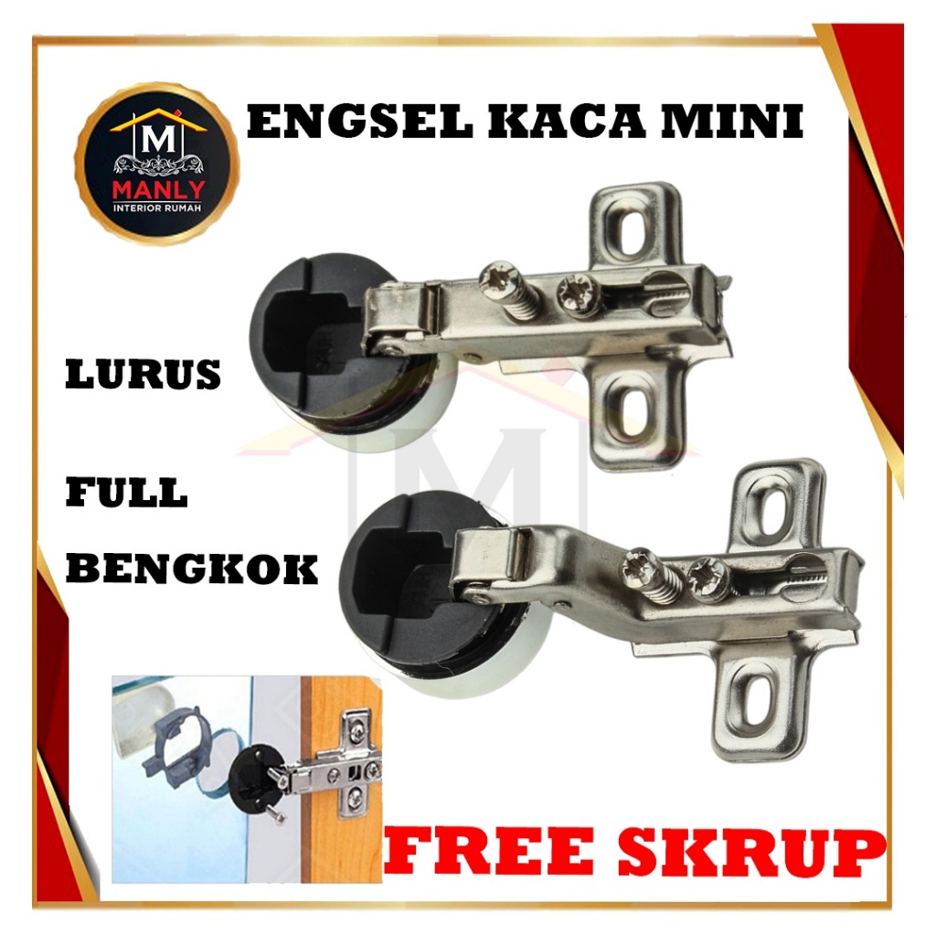 Jual Engsel Sendok Engsel Sendok Kaca Free Skrup | Shopee Indonesia