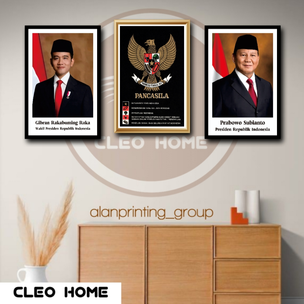 Jual CHD FOTO PRABOWO GIBRAN PRESIDEN PLUS BINGKAI 10R ads | Shopee ...