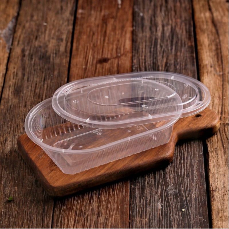 Jual (ISI25pcs - OVAL 750ML BENING) Thinwall OVAL 750ml/ lunch box ...