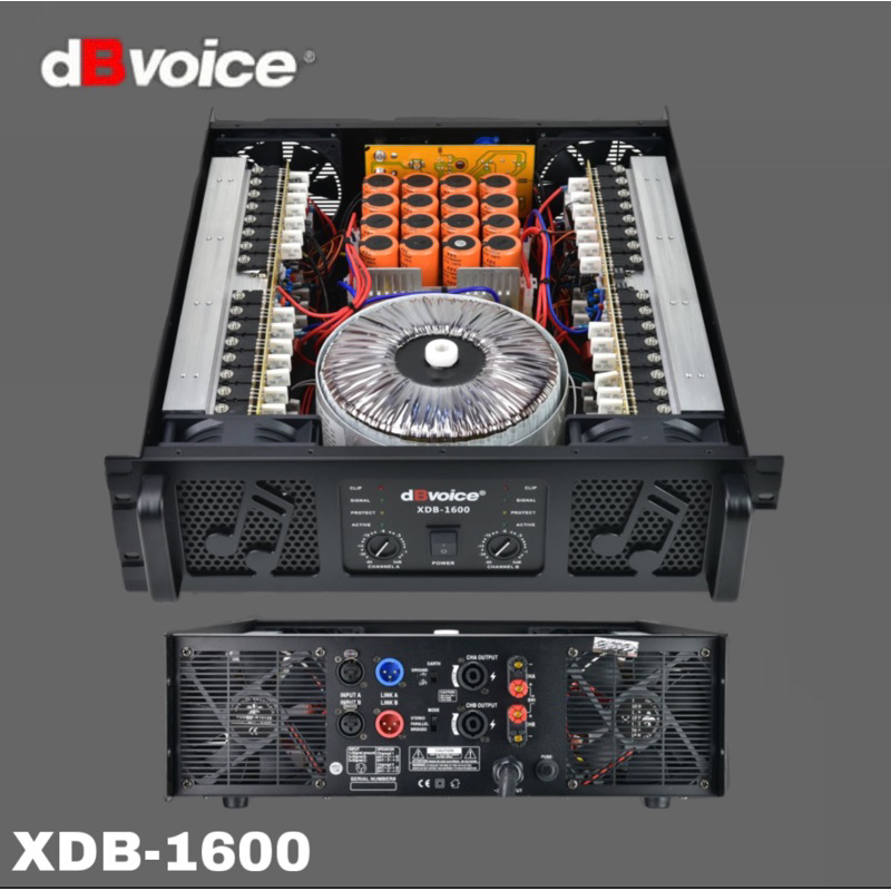 Jual Power dB Voice XDB 1600 Original Amplifier Dbvoice XDB1600 Class ...