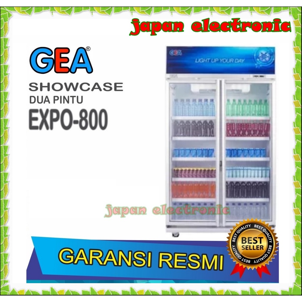 Jual Showcase GEA 2 PINTU MURAH EXPO-800AH/CN GARANSI PROMO MURAH ...