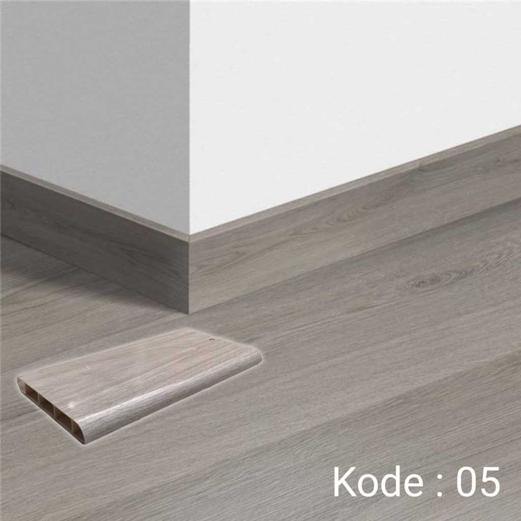 Jual LIST PVC/PLINT LIST PLANK/SKIRTING LIST LANTAI KAYU LANTAI VINYL 2.4M | Shopee Indonesia
