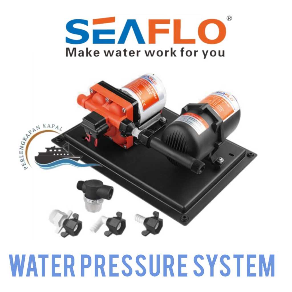 Jual Water Pressure System Seaflo 12Volt/ Pompa dorong air kapal 12 ...