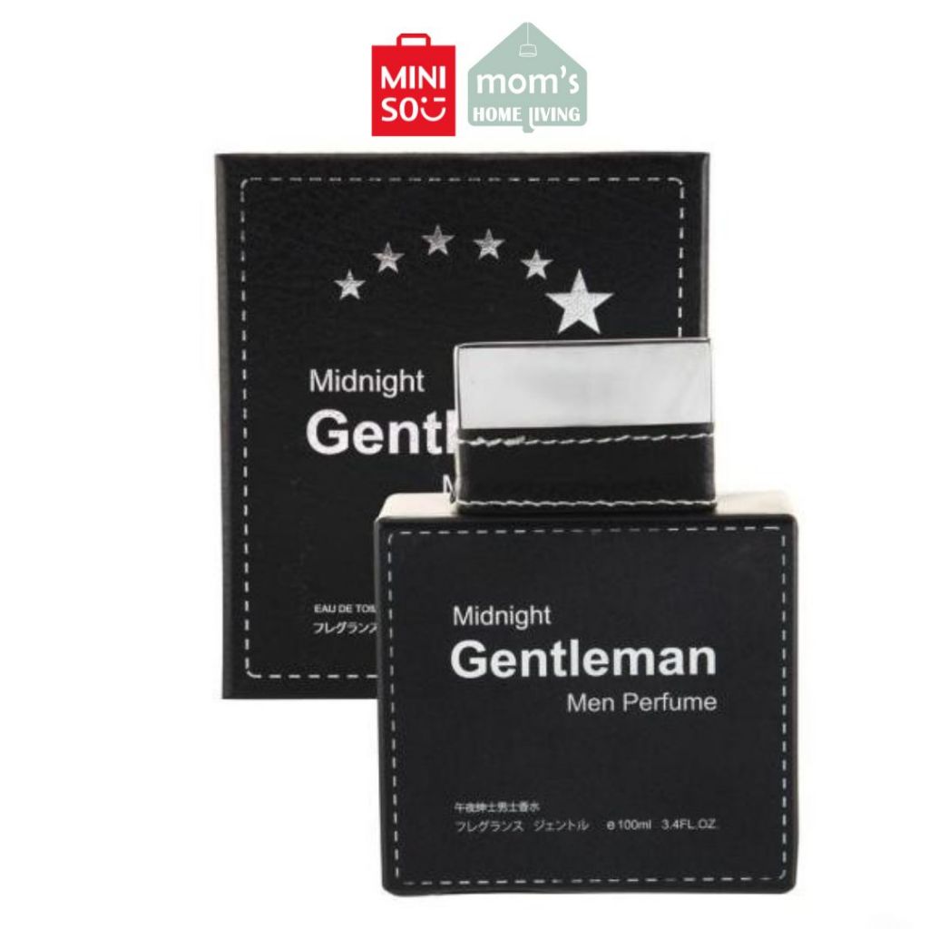 Jual MINISO Parfum Pria Midnight Gentleman 100mL Men Perfume Kotak ...