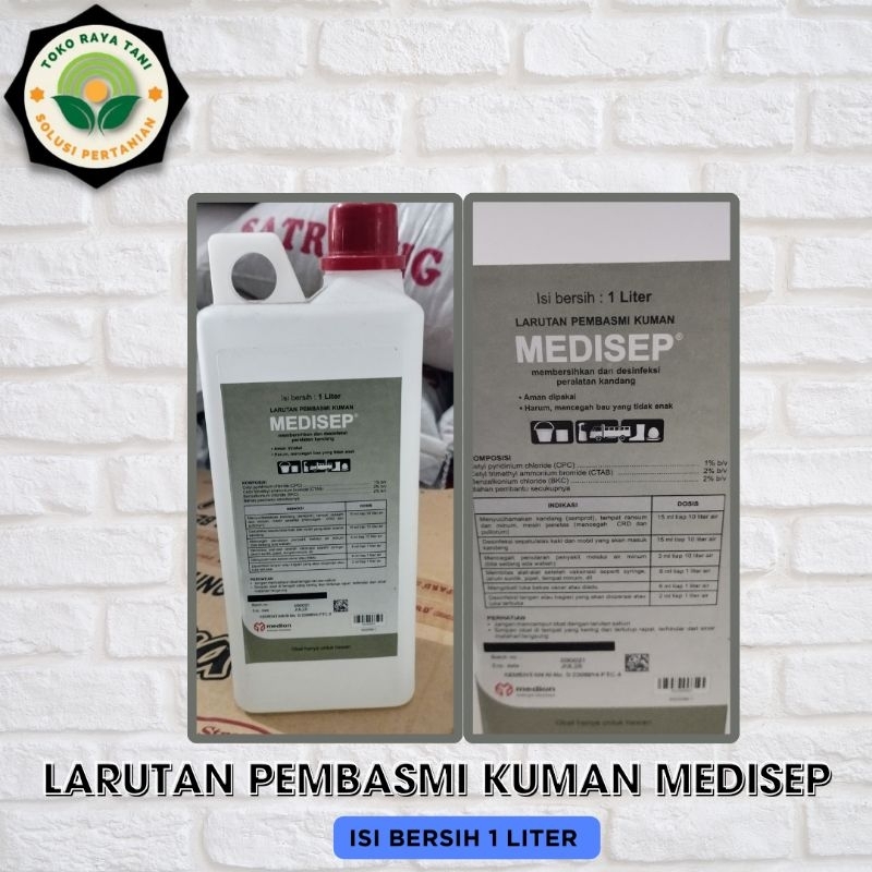 Jual Jual Medisep Disinfektan Kandang Hewan Pembasmi Kuman isi 1 Liter | Shopee Indonesia