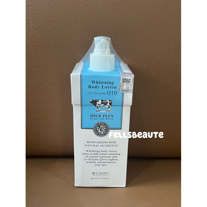Jual (ADA BARCODE) SCENTIO Whitening Body Lotion Coenzyme Q10 Milk Plus ...