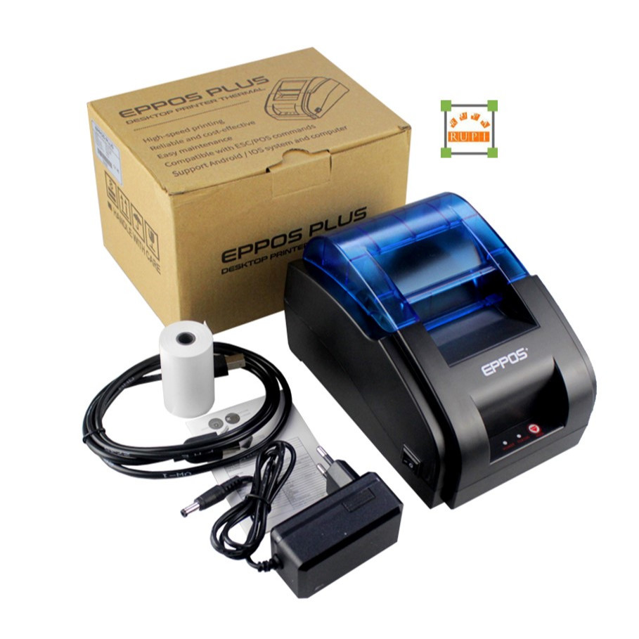 Jual Printer Thermal EPPOS PLUS 58mm EP58M-USB BLUETOOTH [Big] Cetak Struk Kasir | Shopee Indonesia