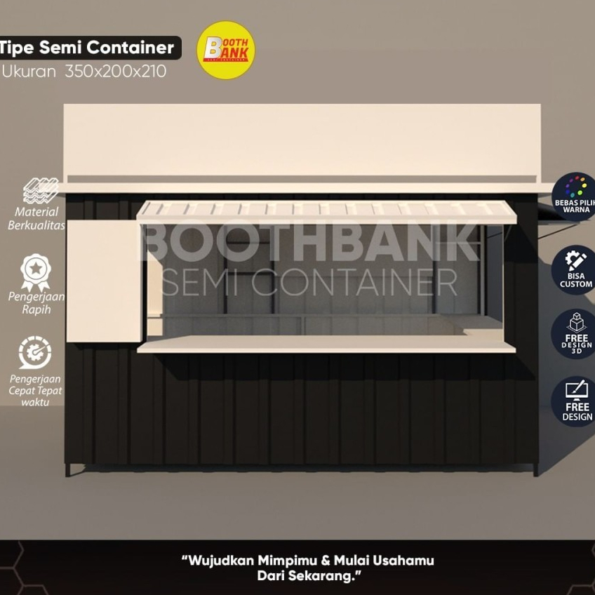 Jual Booth Container Murah / Kontainer Booth Murah | Shopee Indonesia
