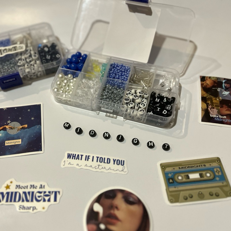 Jual DIY Friendship Bracelet - Taylor Swift Midnight Edition Bead Kit ...