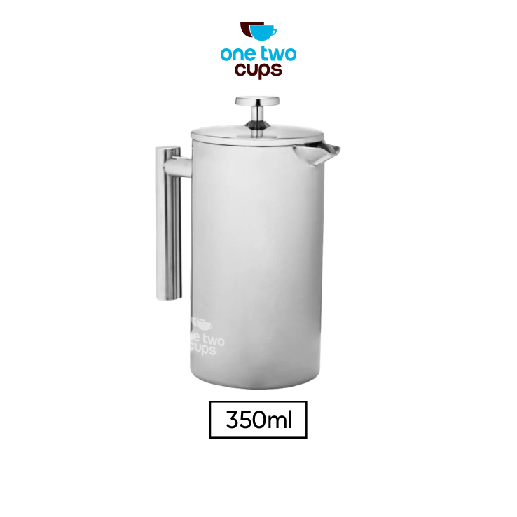 Jual One Two Cups Teko Pot Coffee Maker French Press Stainless Steel 350ml | Shopee Indonesia