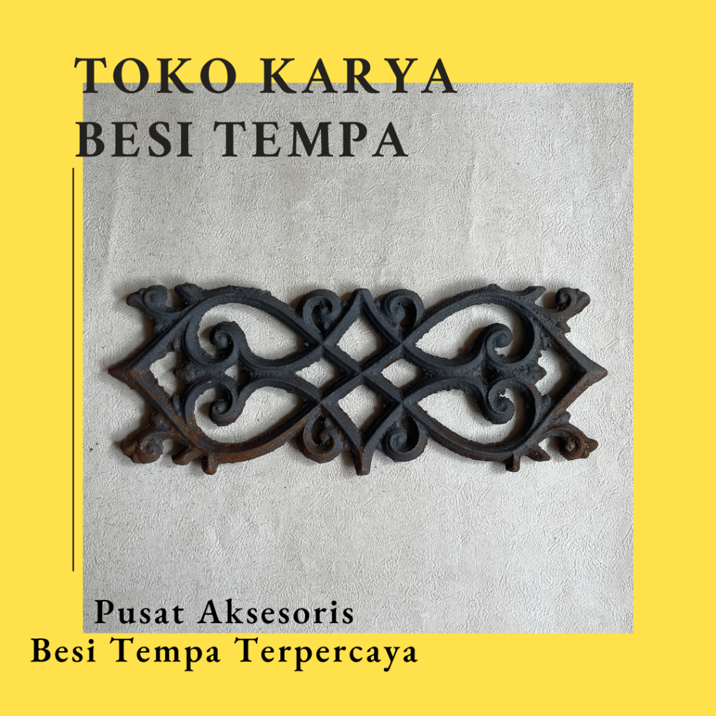 Jual Ornamen Pagar Kembang Cor Besi 224 / Ornamen Besi Tempa / Ornamen ...