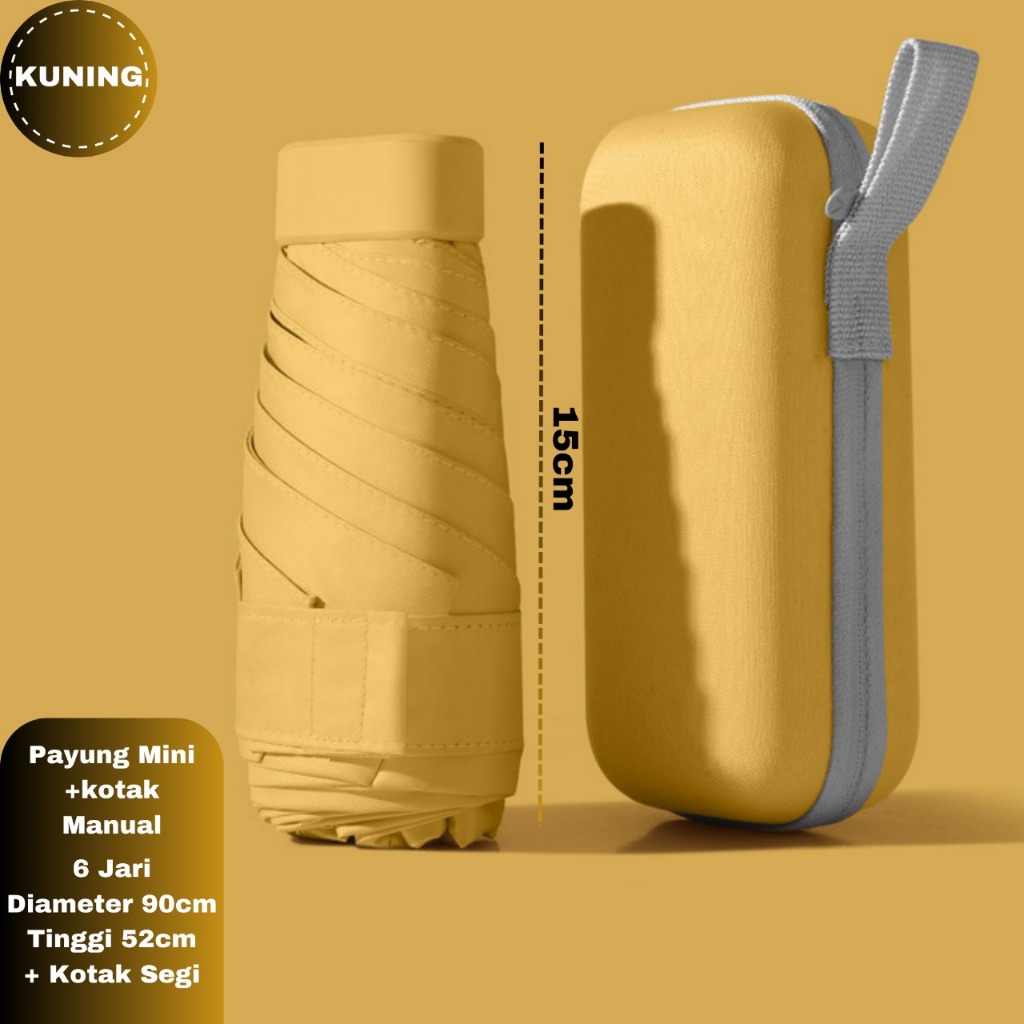 Jual Payung Lipat Mini Anti UV Payung Mini Segi Kotak Cute Umbrella ...