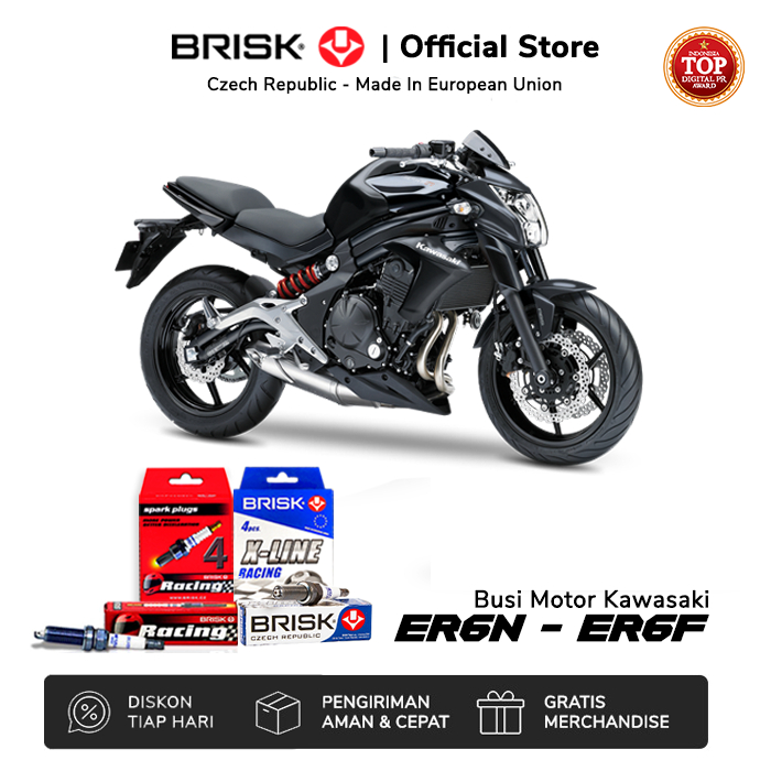 Jual Busi Motor Kawasaki ER6N ER6F 650 BRISK | Shopee Indonesia