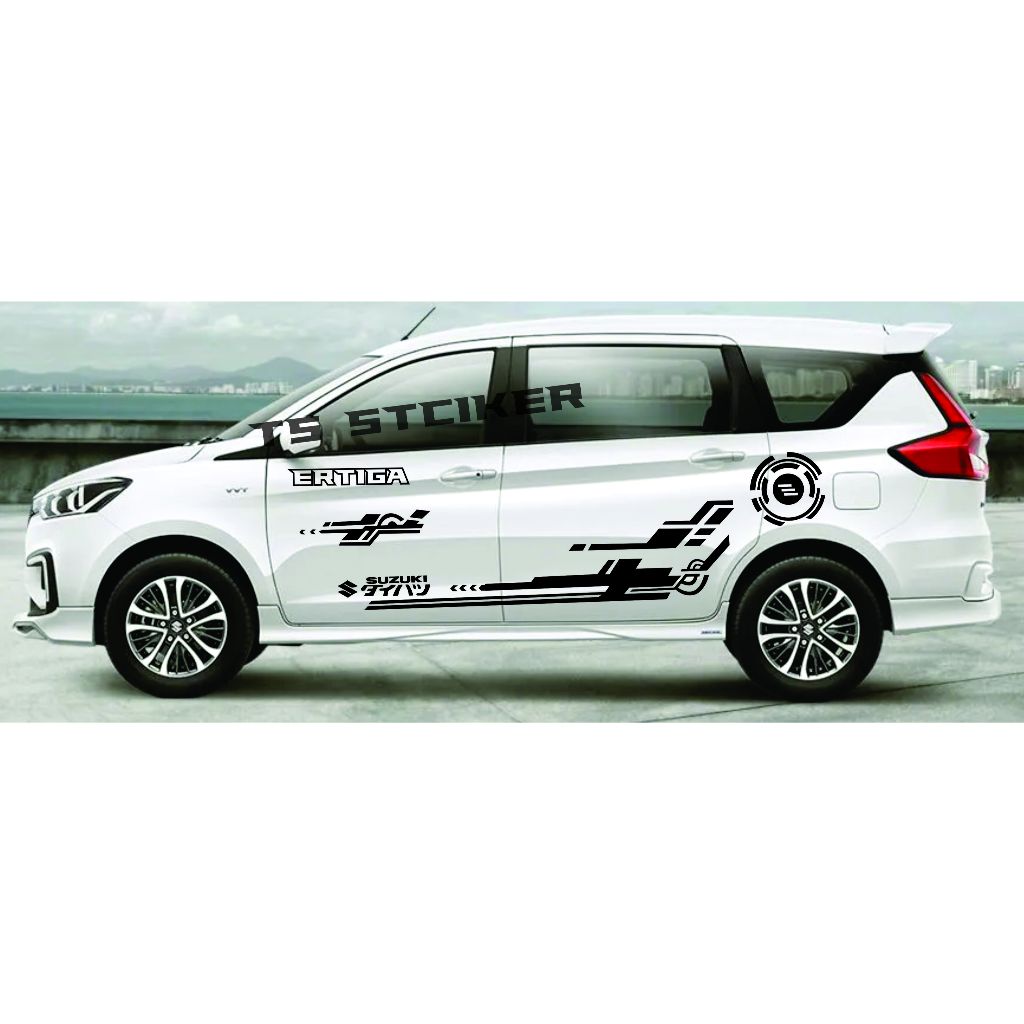 Jual stiker mobil ertiga sticker list Suzuki ertiga keren | Shopee ...