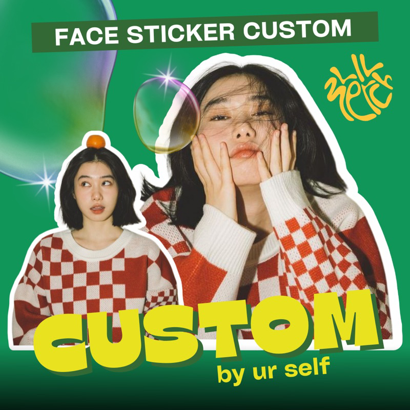 Jual Stiker Muka Custom / Face Sticker Custom | Shopee Indonesia