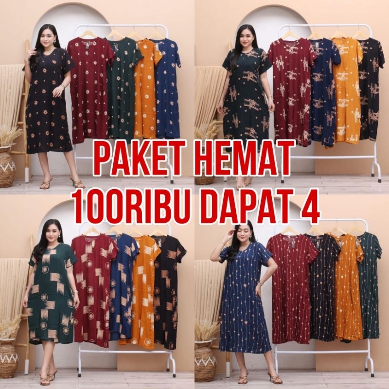 Jual Paket usaha paket hemat Daster rayon 100rb dapat 4 Daster rumahan ... Jual Paket usaha paket hemat Daster rayon 100rb dapat 4 Daster rumahan ...
