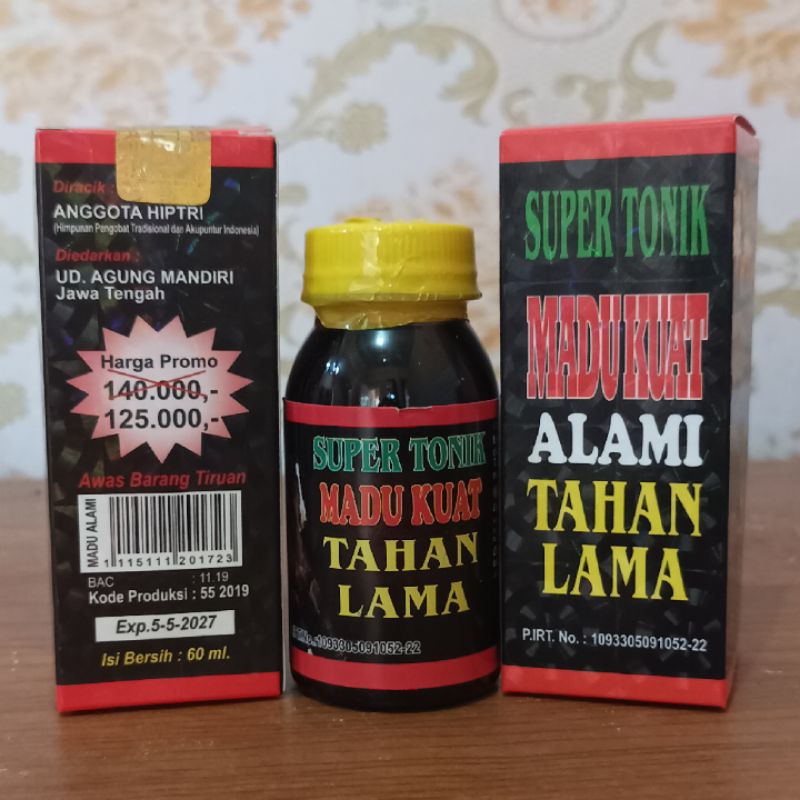 Jual MADU SUPER TONIK 6 X ASLI KUAT TAHAN LAMA ORIGINAL 60ml | Shopee ...
