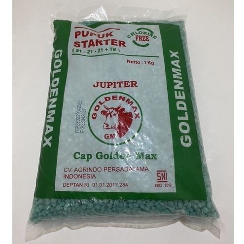 Jual Pupuk NPK Starter Golden Max 21-21-21+TE Kemasan 1kg | Pupuk ...