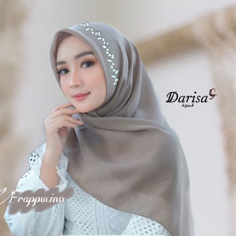 Jual BANDO DAUN HIJAB SEGIEMPAT VOAL SWAROVSKI BANDO BEADS BAHAN PARIS ...