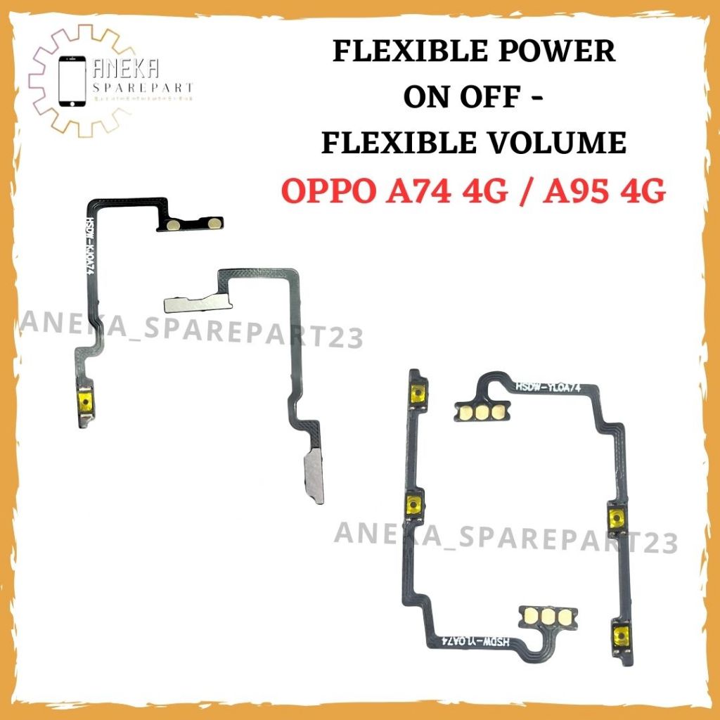 Jual FLEXIBLE POWER ON OFF OPPO A74 4G / A95 4G - FLEXIBLE VOLUME OPPO A74 4G / A95 4G | Shopee ...