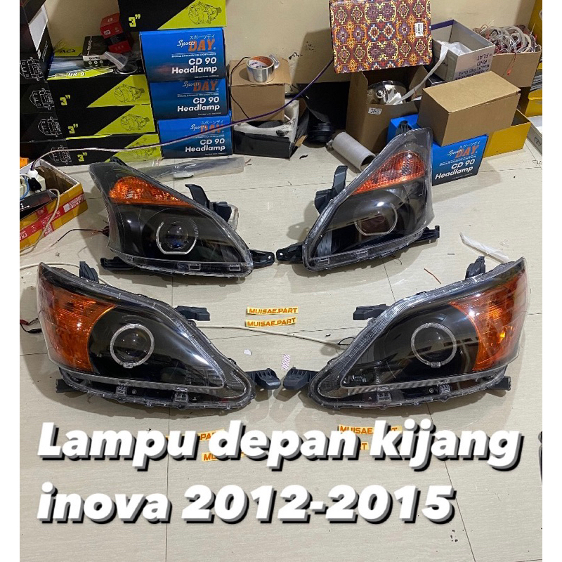 Jual Lampu depan kijang inova barong 2012-2015 Billed | Shopee Indonesia