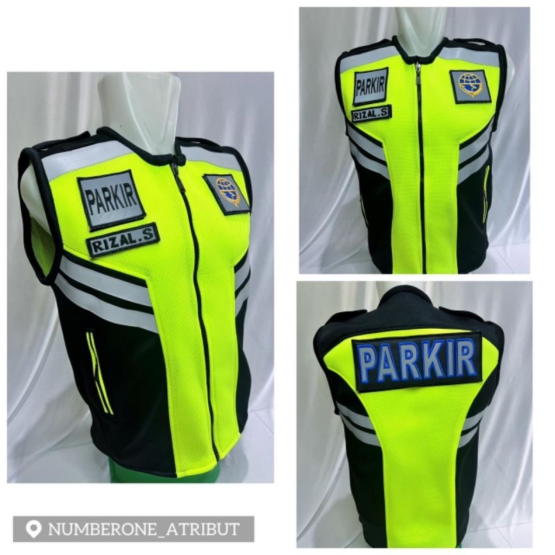 Jual rompi parkir jala tebal/rompi lapangan/rompi murah | Shopee Indonesia