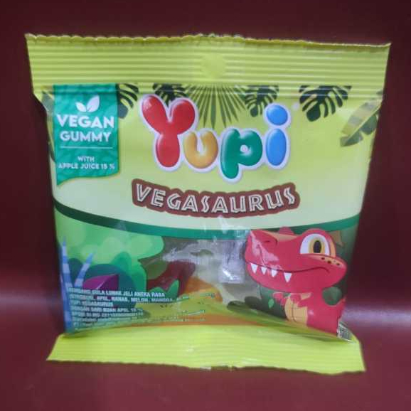 Jual Yupi Vegasaurus 12gr - Permen Jelly Vegan | Shopee Indonesia