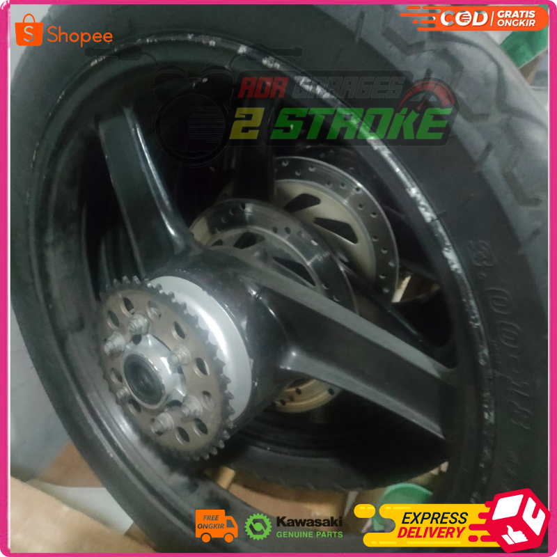 Jual 1 SET VELG NINJA ORIGINAL KOMPLIT COPOTAN DARI NINJA R SS | Shopee Indonesia