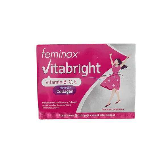 Jual FEMINAX VITABRIGHT STRIP 4 KAPLET | Shopee Indonesia