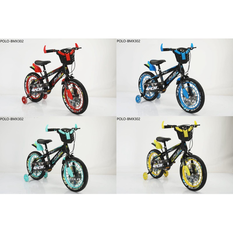 Jual Sepeda Anak BMX 12” 16” POLO 302 3.0 Tebeng music murah terbaru robot | Shopee Indonesia