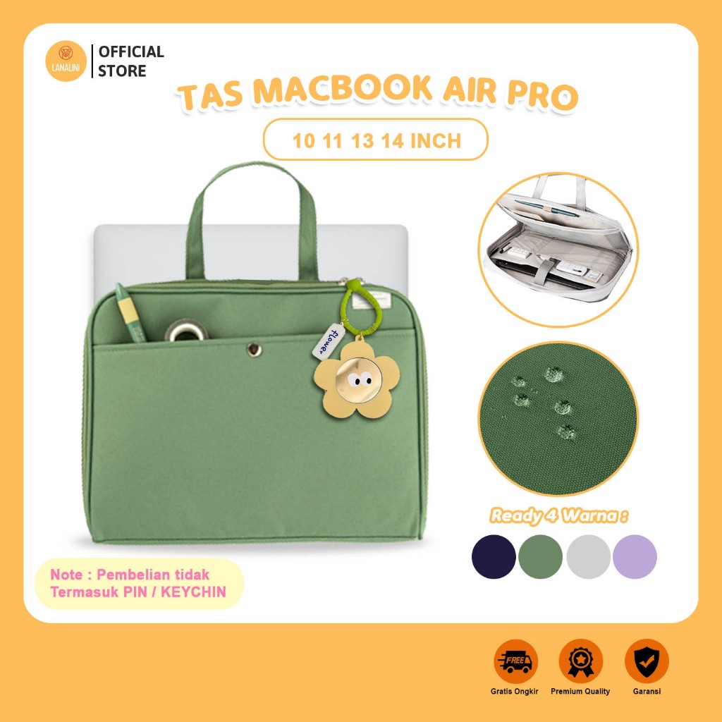 Jual Tas Laptop Sekolah Kuliah Tali Jinjing Panjang Bag Macbook Air Pro ...