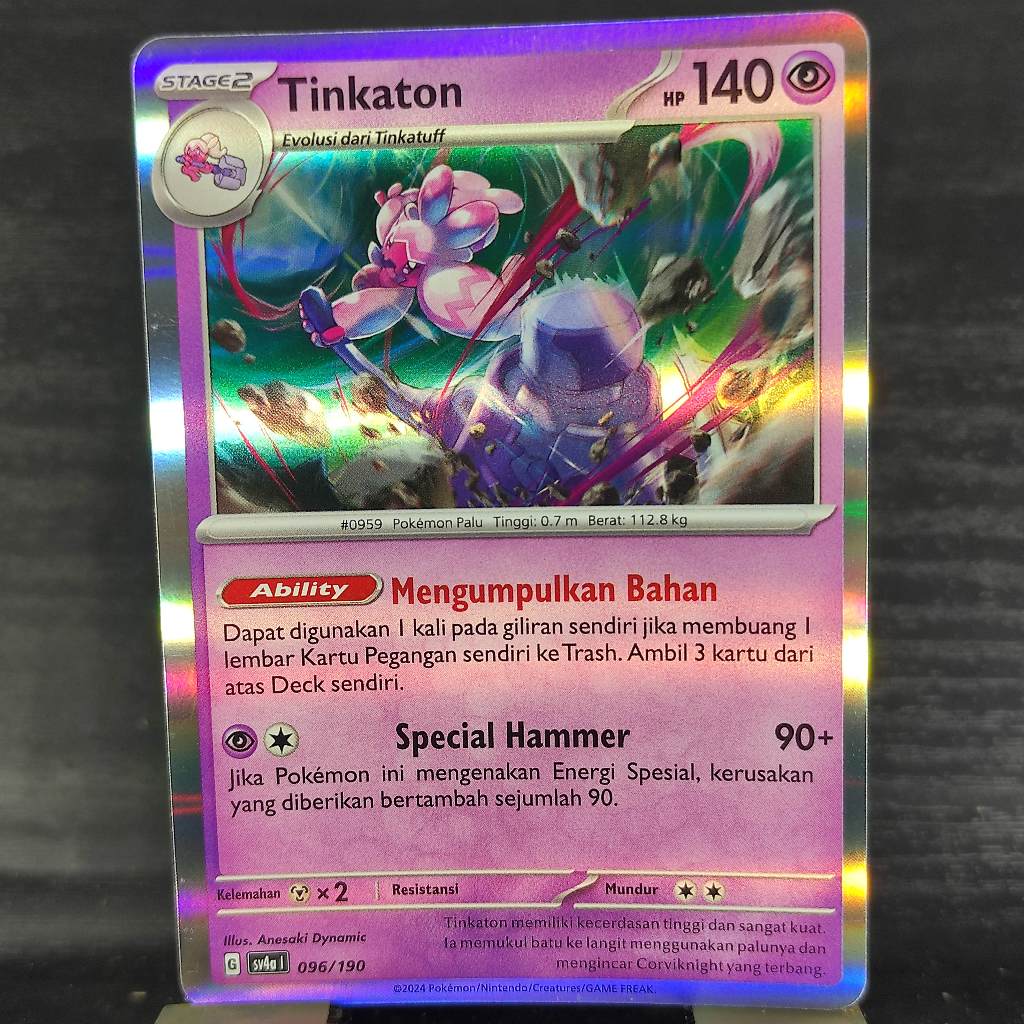 Jual Tinkaton SV4a 096/190 Holo Foil RegG Kartu Pokemon - PSIKIS ...