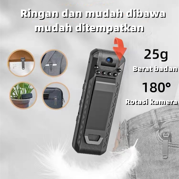 Jual Mini kamera HD 1920P 180° Rekaman Panggilan HD Klip Belakang ...