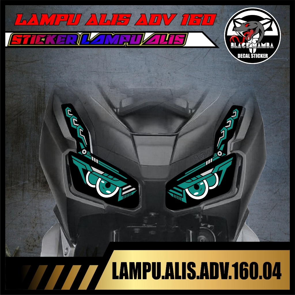 Jual STICKER LAMPU ADV 160 STRIPING DECAL LAMPU ALIS ADV 160 04 ...