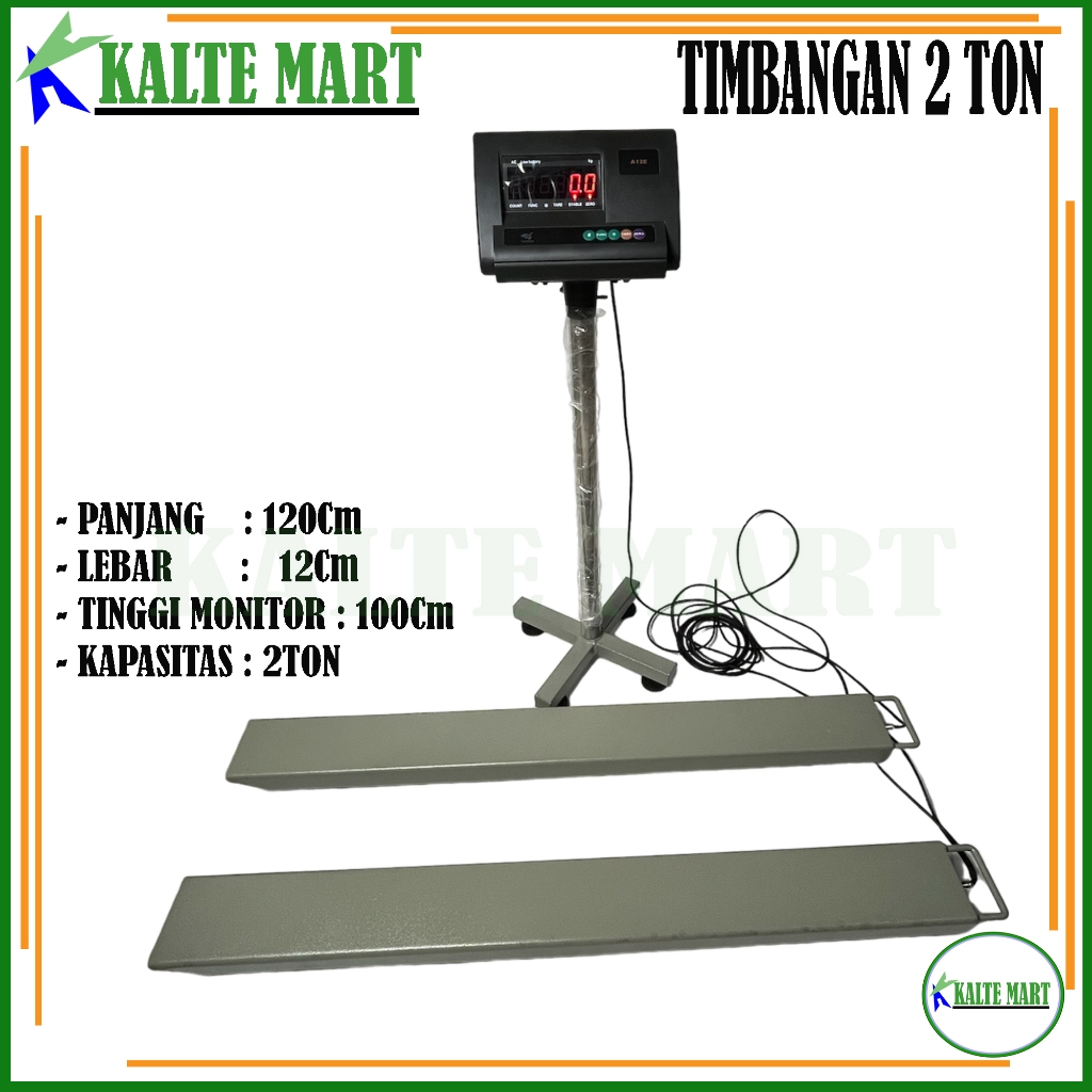 Jual Timbangan Sapi Digital Loadbar 2 Ton Timbangan Ternak Digital 2 ...