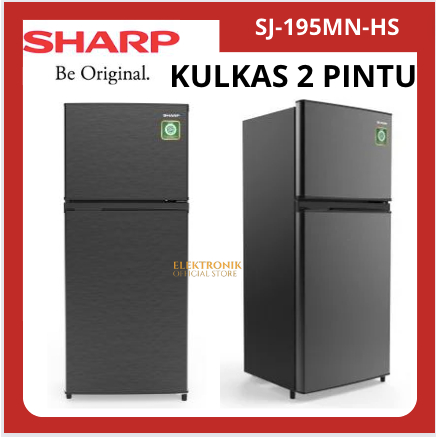 Jual SHARP KULKAS 2 PINTU SJ-195MN-HS - KIREI SERIES 172L/SJ195MNHS/SJ ...